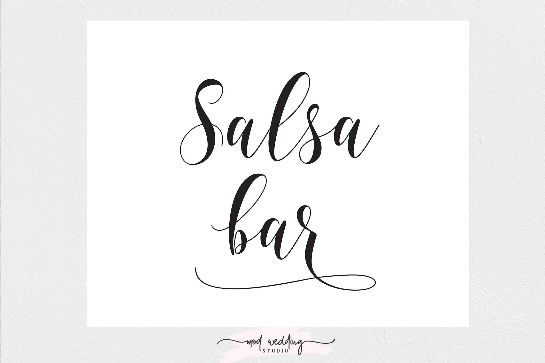 Salsa Bar Sign Fiesta Party, Mexican Food Sign, Taco Sign, Chips and ...