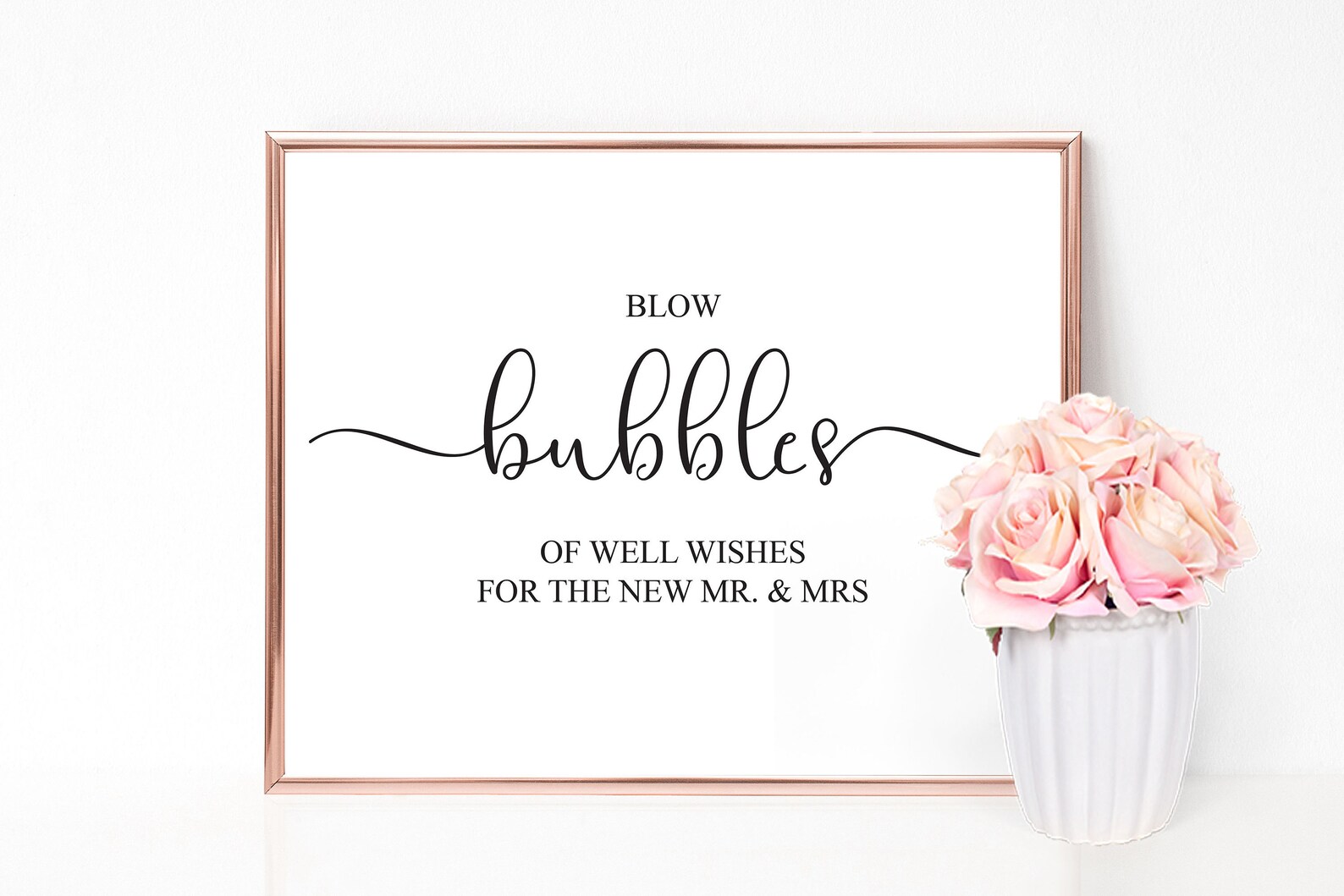 Wedding Bubbles | Bubbles Sign, Well Wishes, Bubbles Send Off, Wedding ...