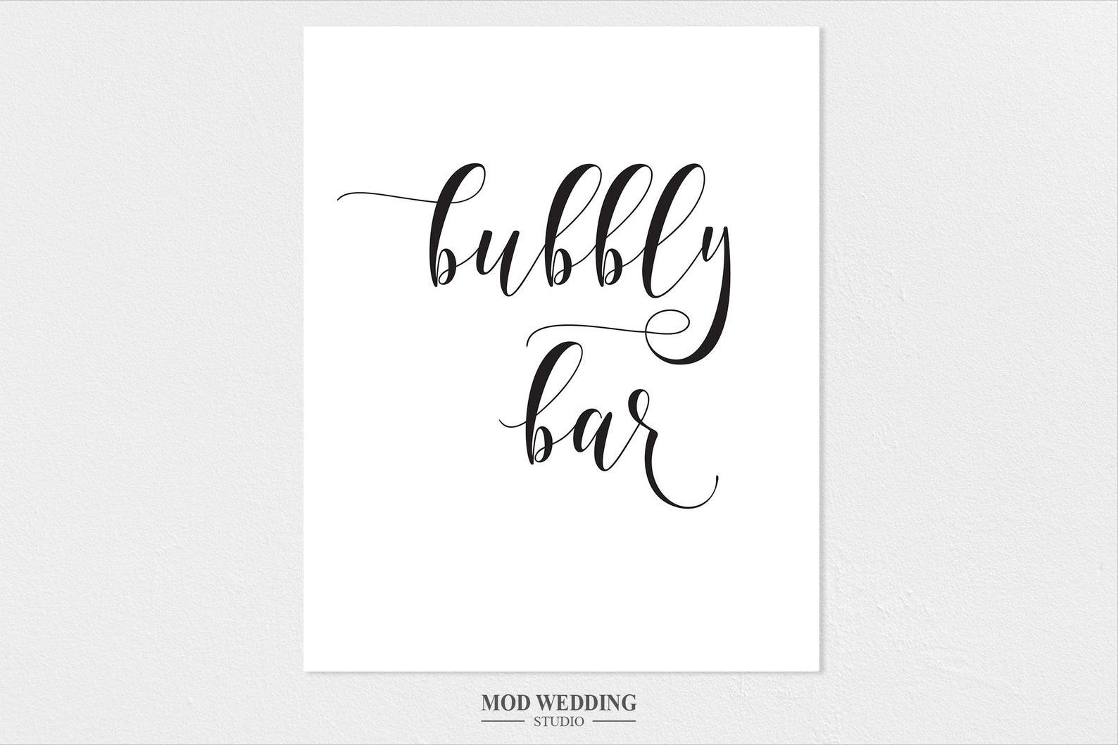 Bubbly Bar Sign Wedding Sign, Bubbly Bar, Mimosa Bar Sign, Bubbly Bar ...