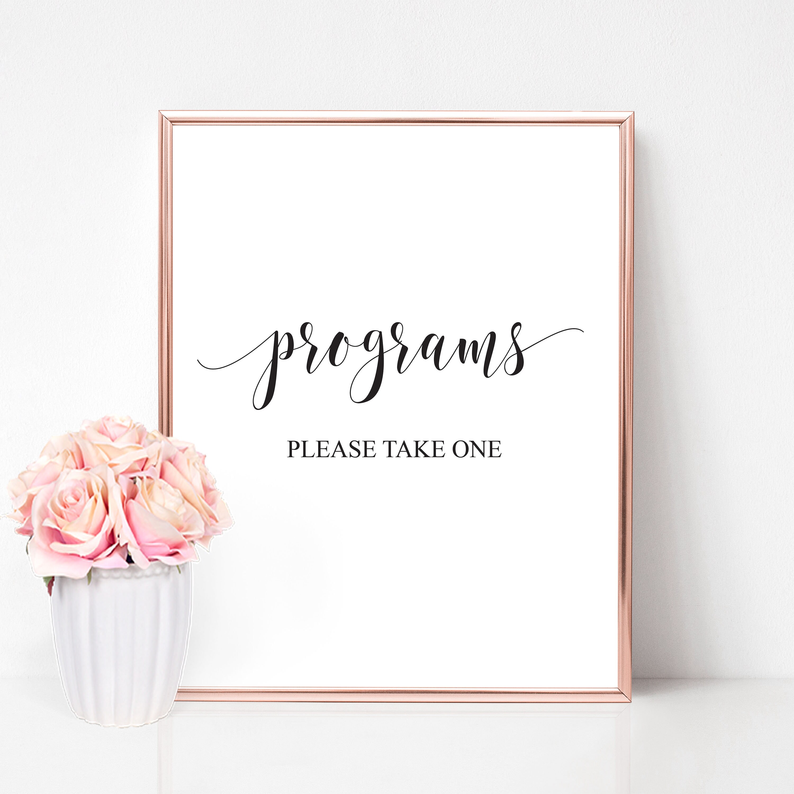 Ceremony Sign Program Sign, Wedding Sign, Wedding Program Sign, Wedding ...