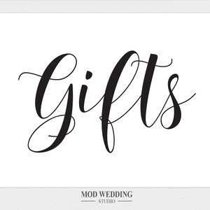 Gift Table Sign | Wedding Sign, Cards and Gifts Sign, Cards and Gifts ...
