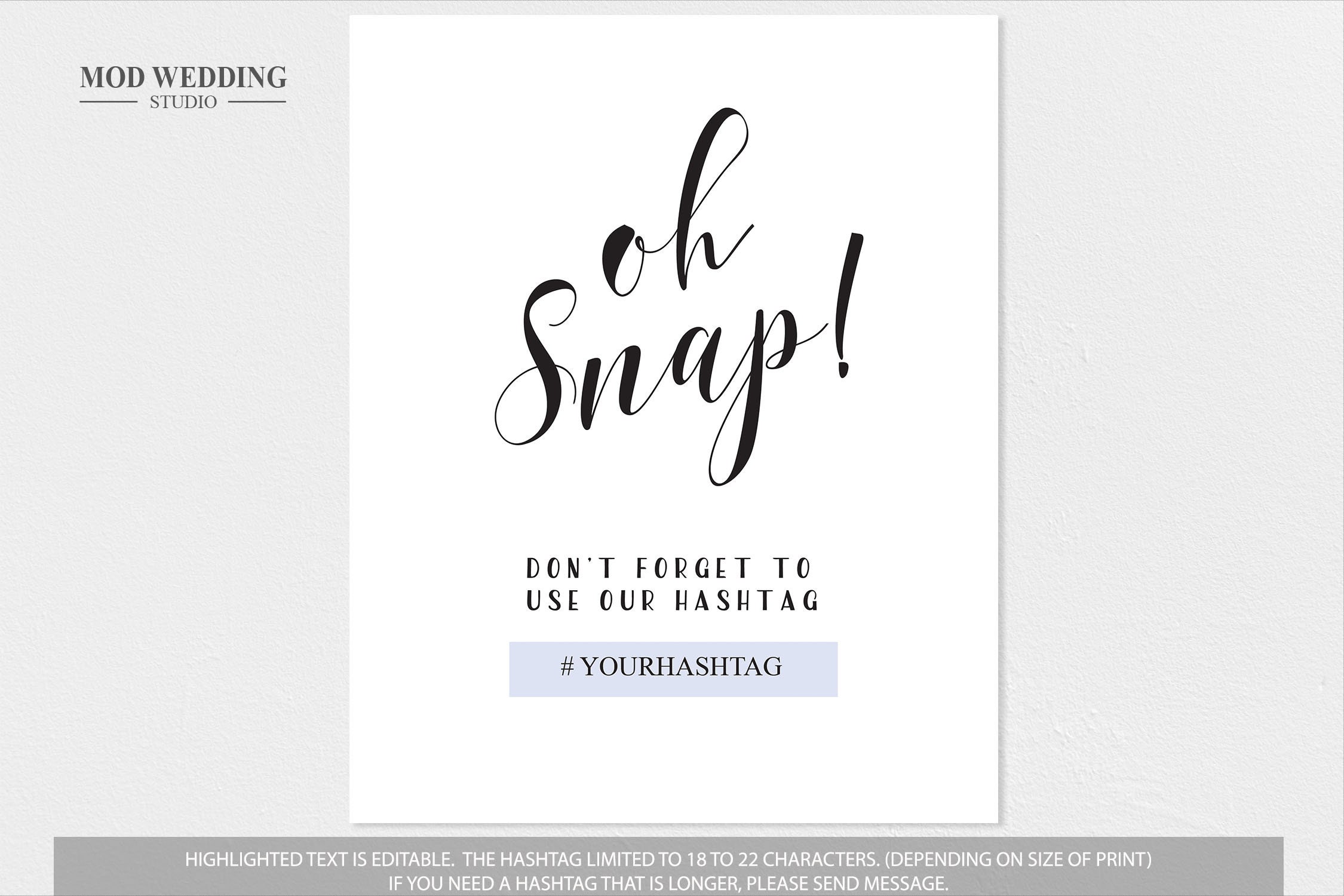Oh Snap Wedding Sign Custom Wedding Sign Oh Snap Oh Snap - Etsy