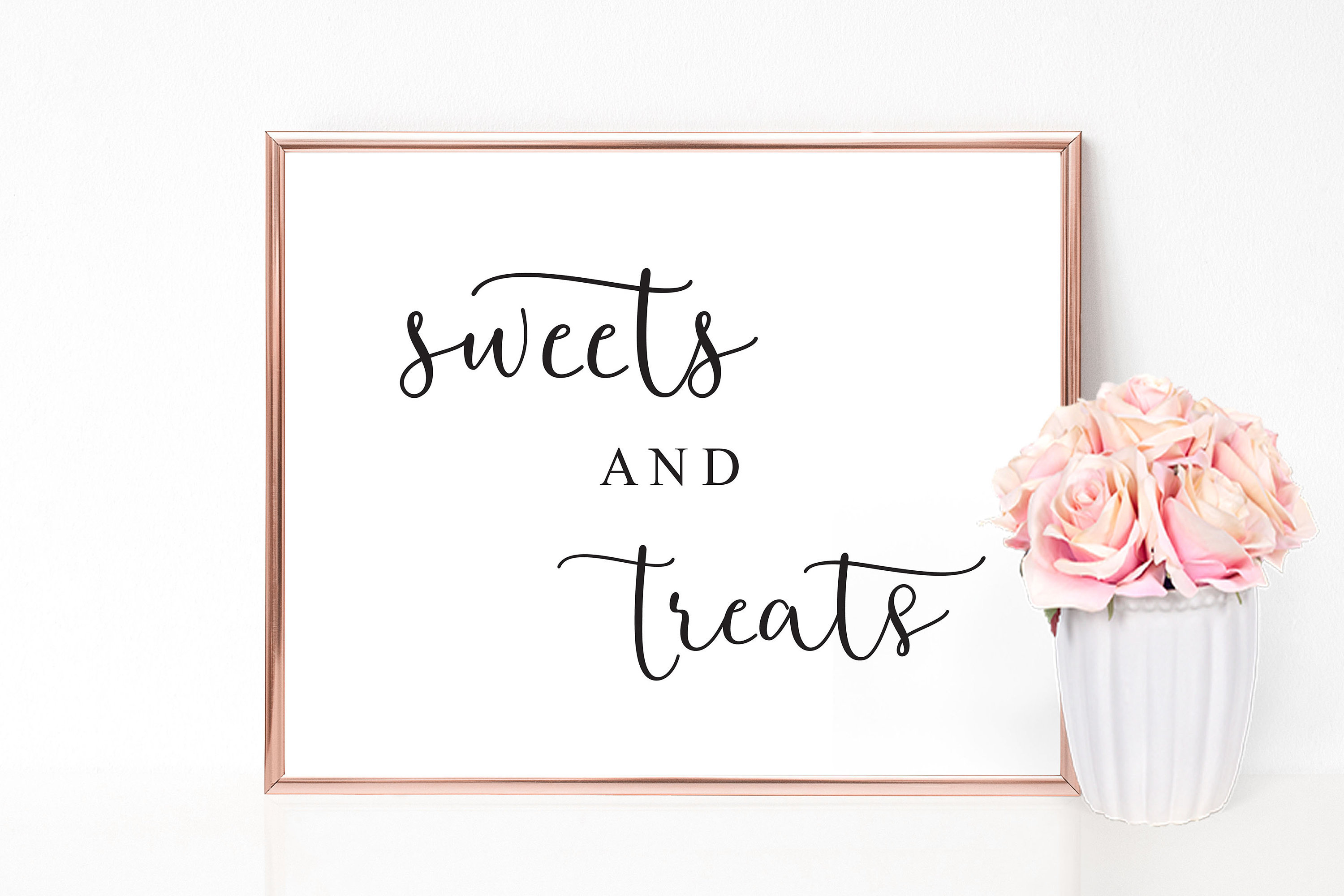 Sweet Treats Sign | Dessert Table Sign, Wedding Sign, Candy Bar Sign ...