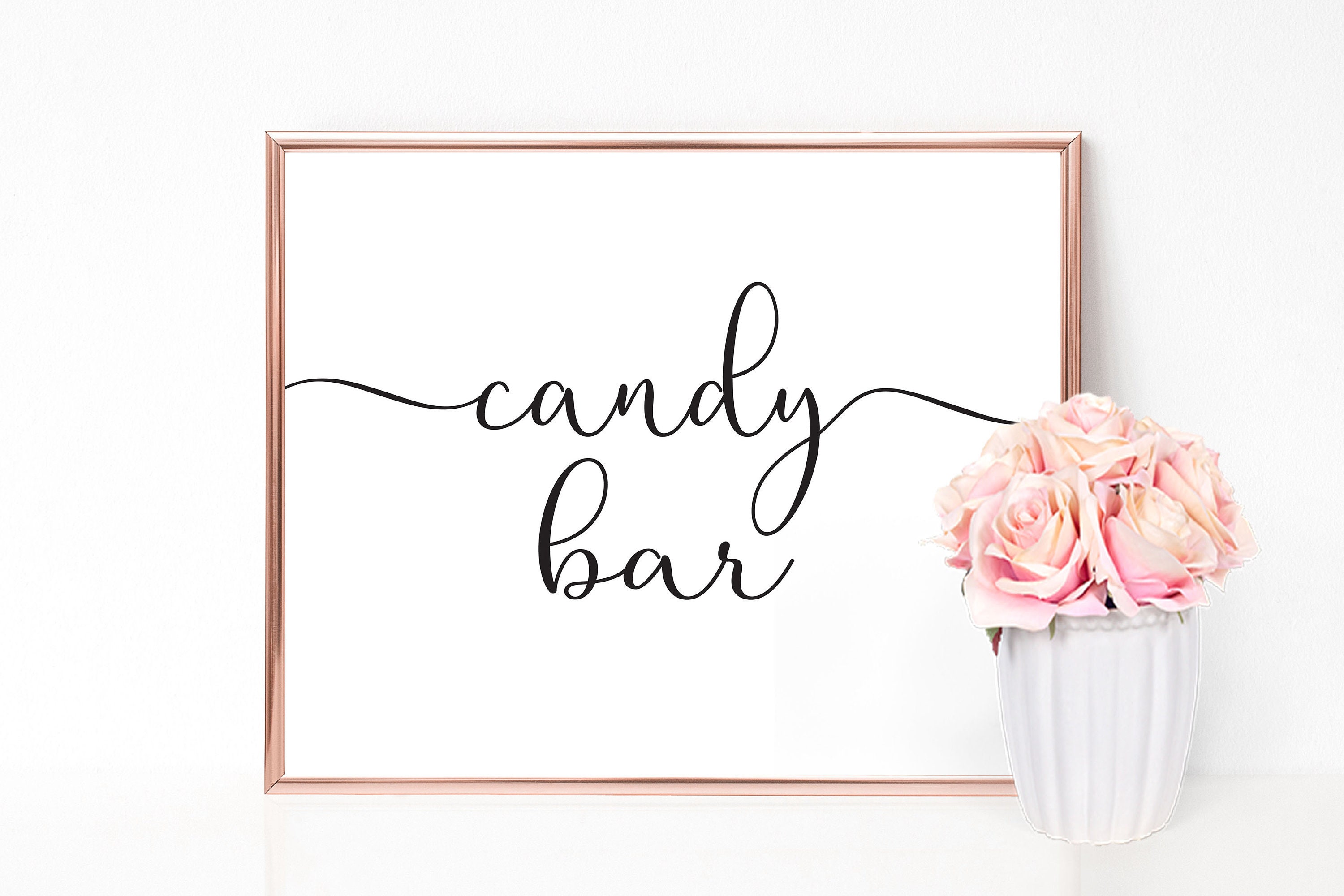 Candy Bar Sign Wedding Candy Bar, Wedding Sign, Candy Buffet Sign ...