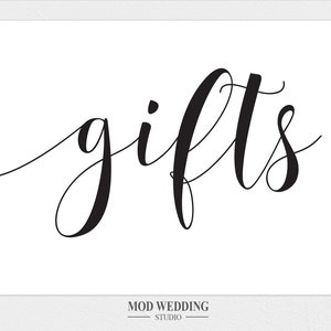 Gift Table Sign Wedding Sign, Cards and Gifts Sign, Cards and Gifts ...