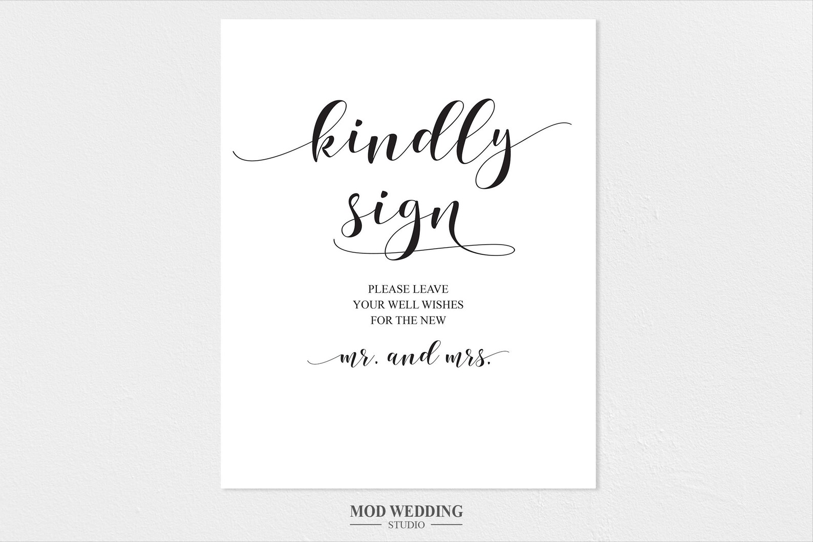 Kindly Sign Guest Book Sign, Wedding Sign, Reception Sign, Guestbook ...