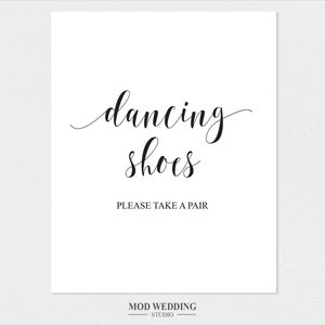 Dancing Shoes | Wedding Signs, Wedding Printables, Wedding Dancing ...