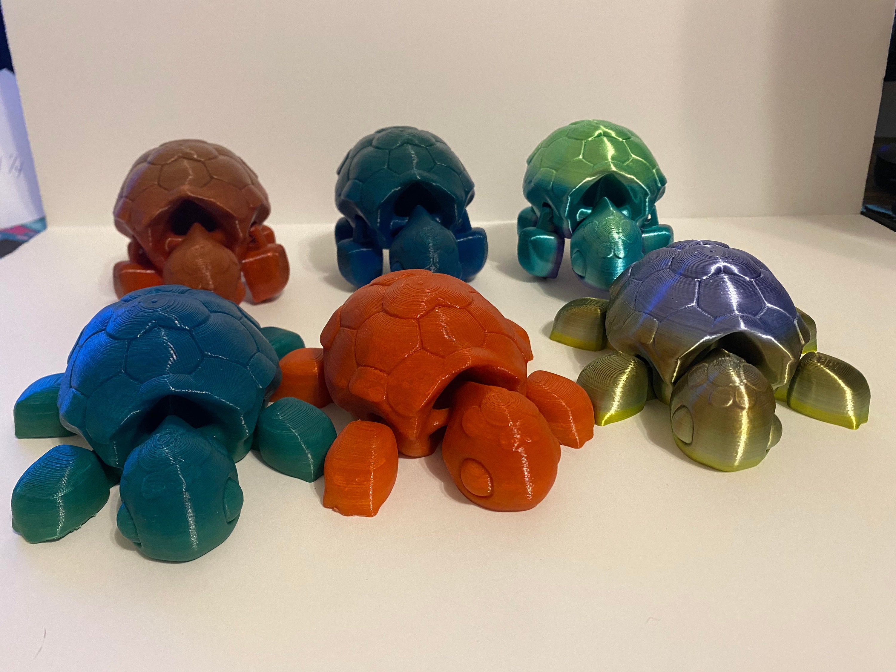 3D Printed Turtles - Etsy