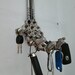 Key Organizer Wall Art Decor Hand Key Holder Handmade Metal Art - Etsy