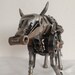Metal Bull Sculpture Rustic Industrial Decor Recycled Scrap Art Unique ...