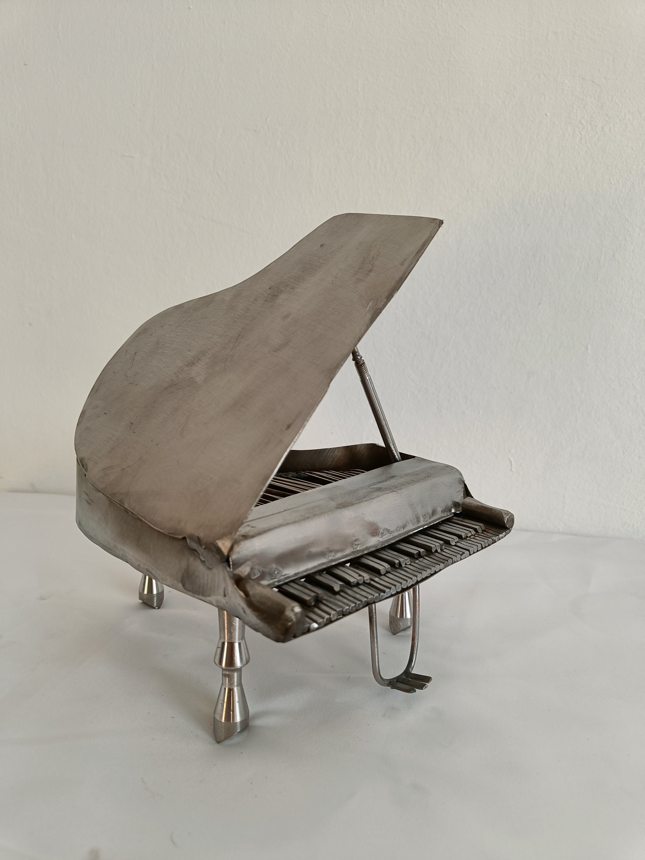 Metal Piano Sculpture Industrial Decor Piano Lover Gift - Etsy