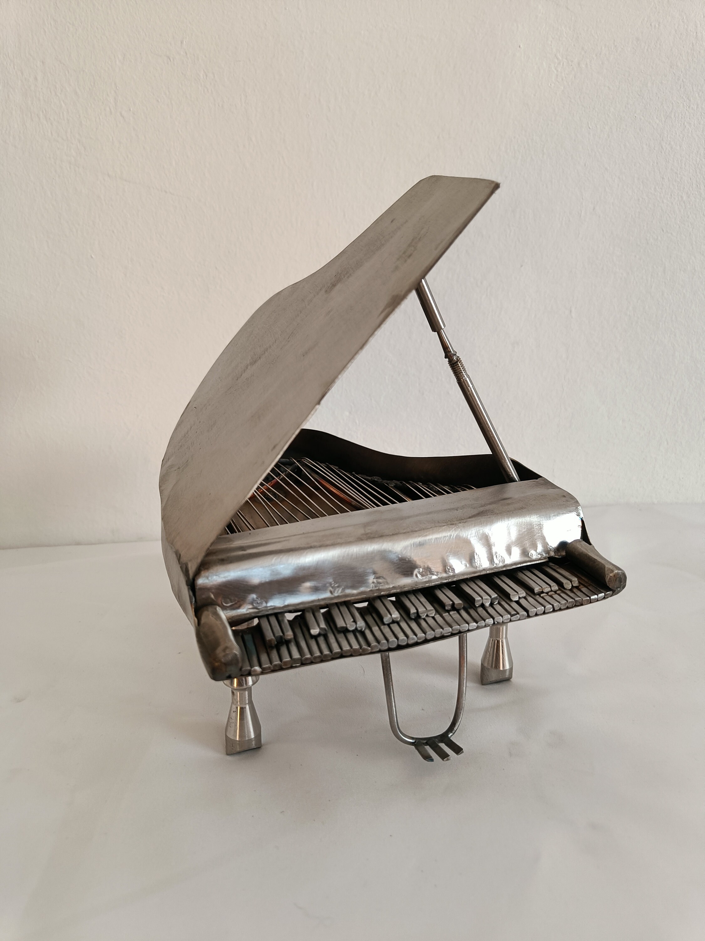 Metal Piano Sculpture Industrial Decor Piano Lover Gift - Etsy