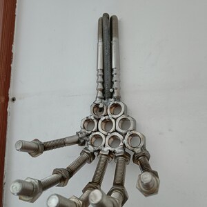 Key Organizer Wall Art Decor Hand Key Holder Handmade Metal Art - Etsy