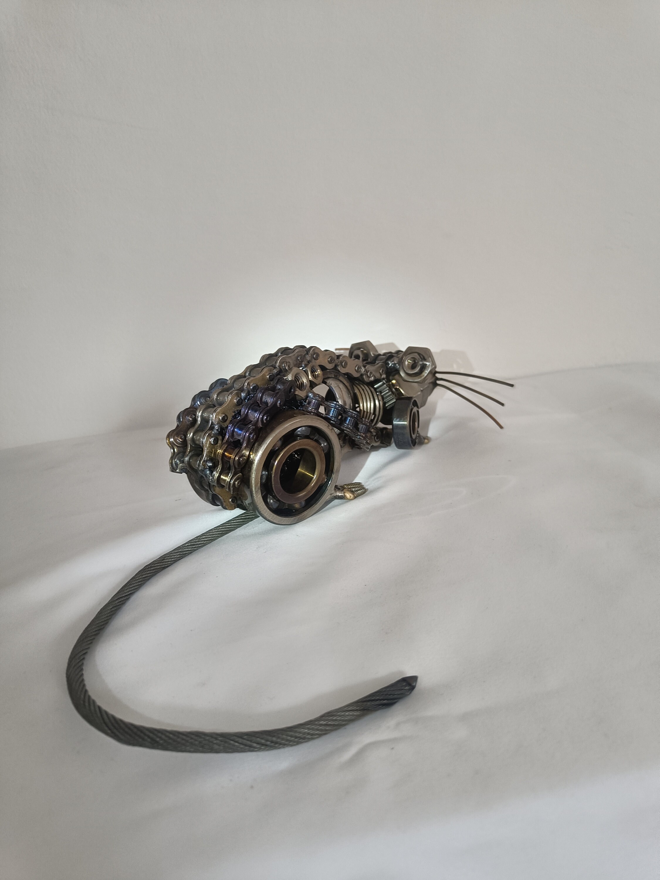 Metal Rat Sculpture Unique Industrial Decor Recycled Scrap - Etsy