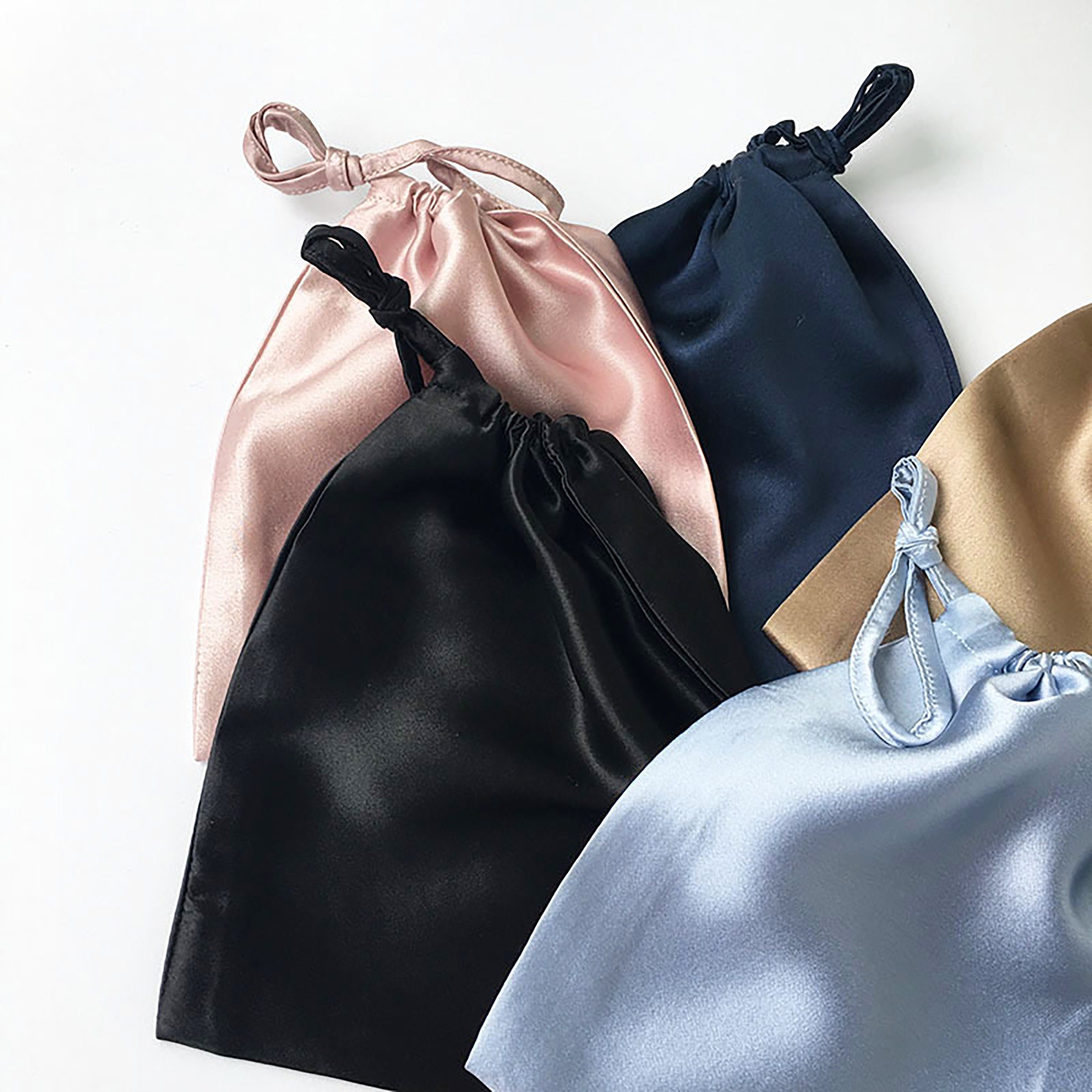 100% Mulberry Silk Jewelry Pouch 16 Momme Silk Gift Bag | Etsy