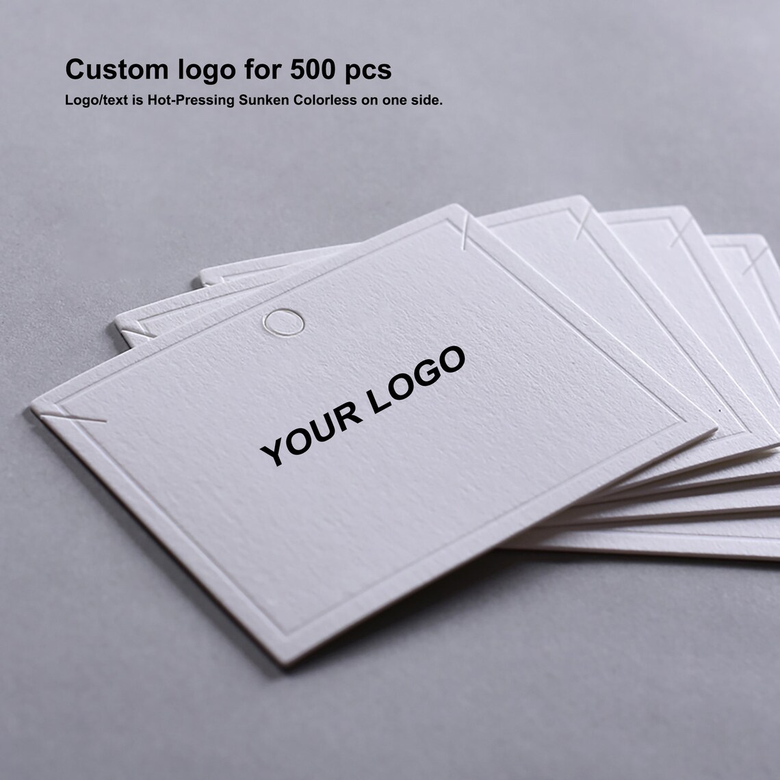 500pcs Custom Necklace Display Cards, Personalized Jewelry Cards, 6x8cm ...