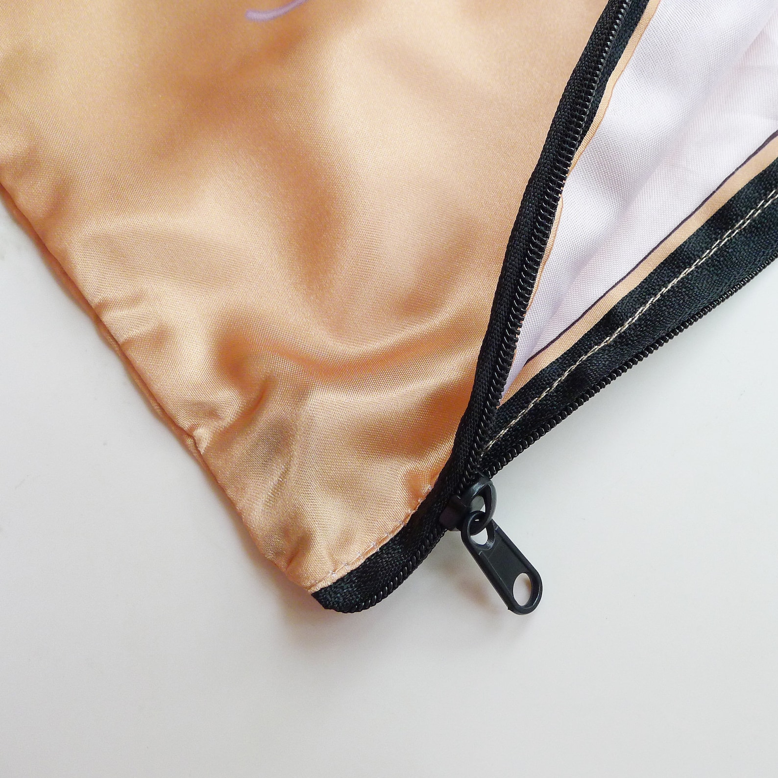 20 Custom Zipped Satin Hair Pouches,hair Storage Pouch, Hair Collection ...