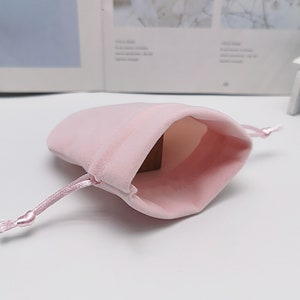 1-200 Small Drawstring Jewelry Pouch Round Bottom Jewelry - Etsy