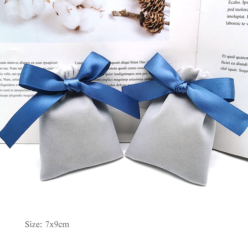 Small Drawstring Jewelry Packaging Pouch Plush Jewelry - Etsy