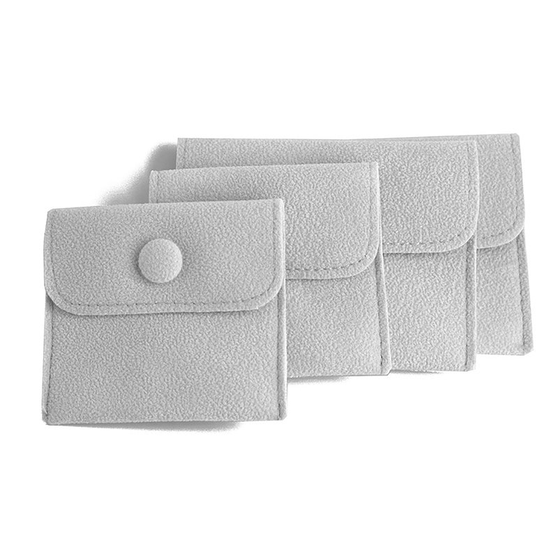 Velvet Jewelry Pouch Snap Fastener Envelope Jewelry Pouch - Etsy