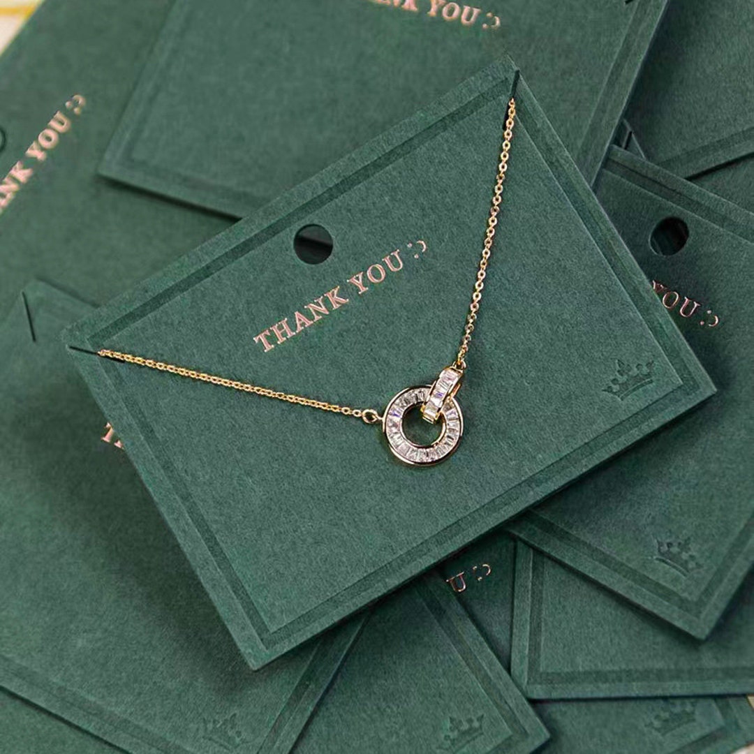 Custom Necklace Cards, Jewelry Display Cards, Custom Bracelet Cards ...