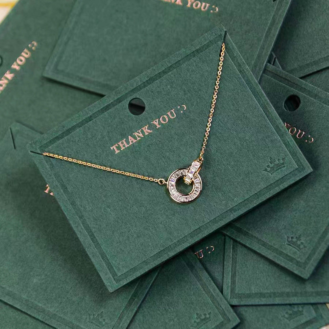 Custom Necklace Cards, Jewelry Display Cards, Custom Bracelet Cards ...