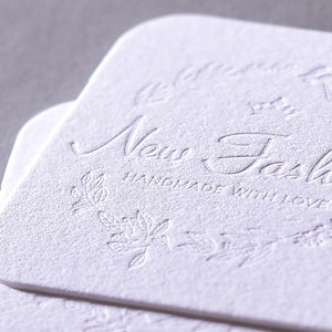 500 Custom Earring Cards Display Cards Embossing Jewelry Cards Earring ...