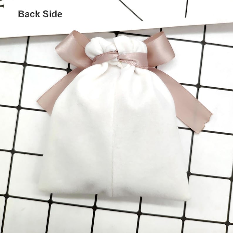 Small Drawstring Jewelry Packaging Pouch Plush Jewelry - Etsy