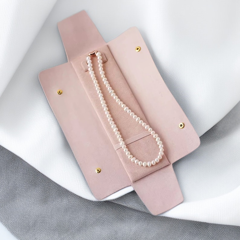 3 Colors Microfiber Necklace Pouch, Jewelry Pouches, Jewelry Packaging ...