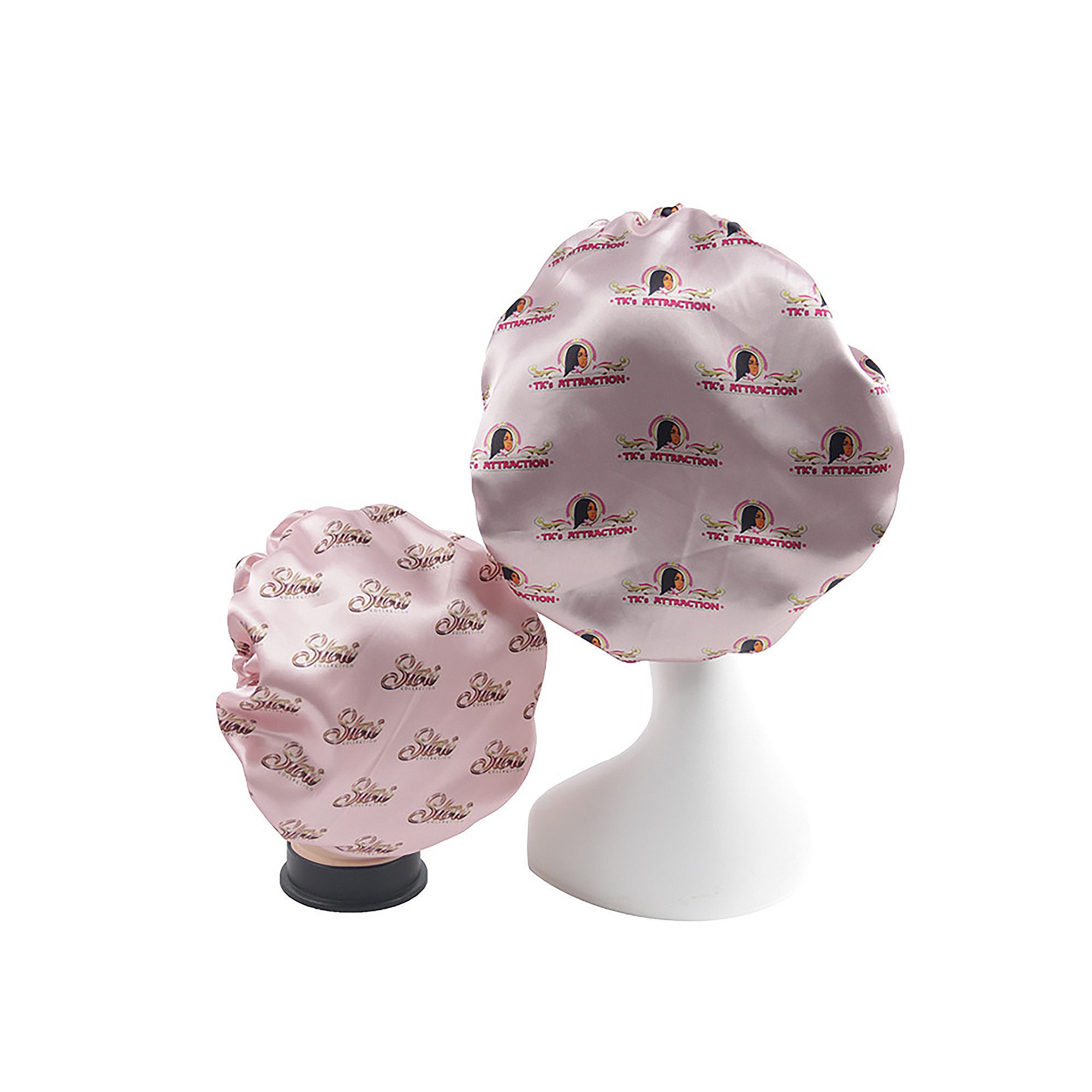 Custom Logo Silk Bonnets for Women Double Layer Baby Bonnet, Designer ...
