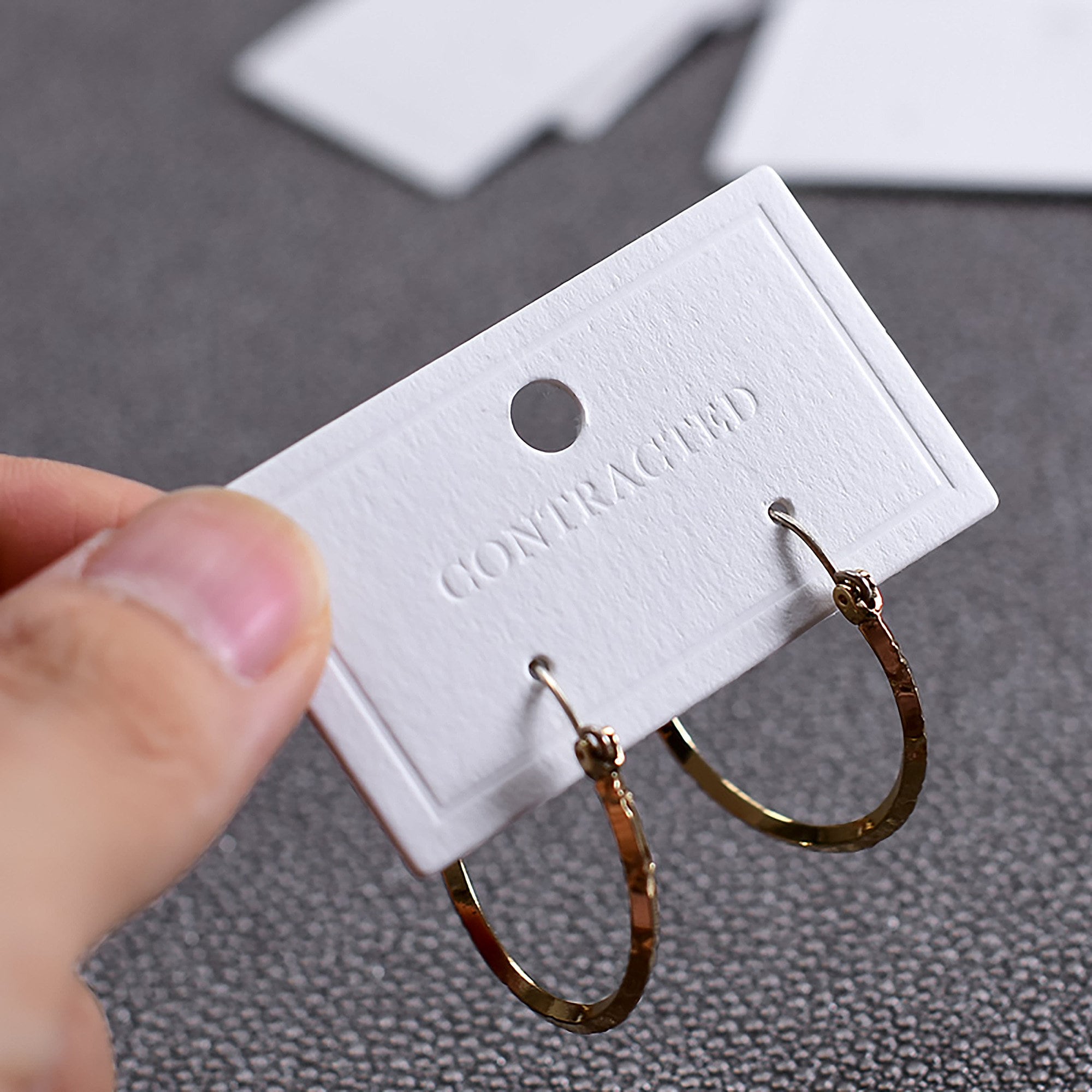 500 Custom Earring Display Card, Personalized Earring Card, Earring ...