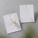 Custom White Ear Cuff Display Cards 500 Pcs White Jewelry Cards Earring ...