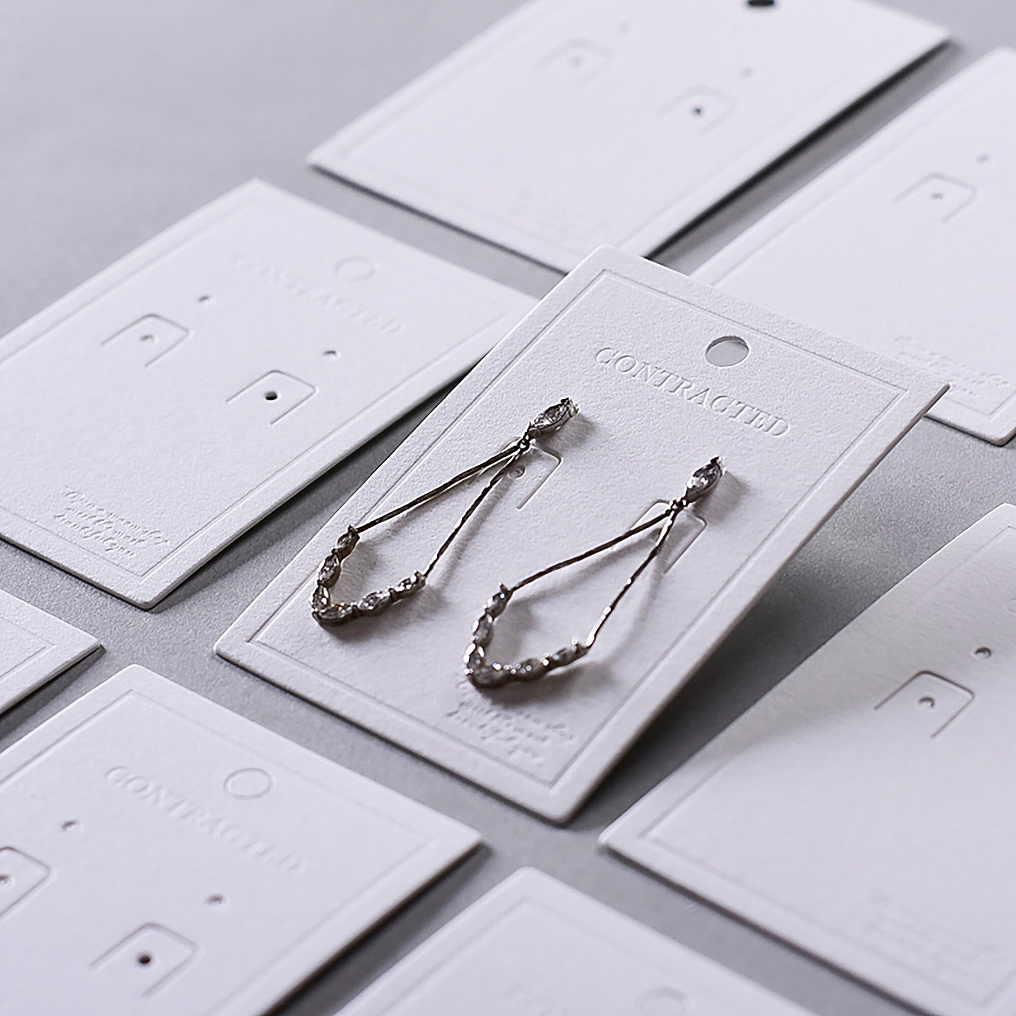 500 Pcs Custom Earring Display Cards, 5x7cm Earring Cards, Personalized ...