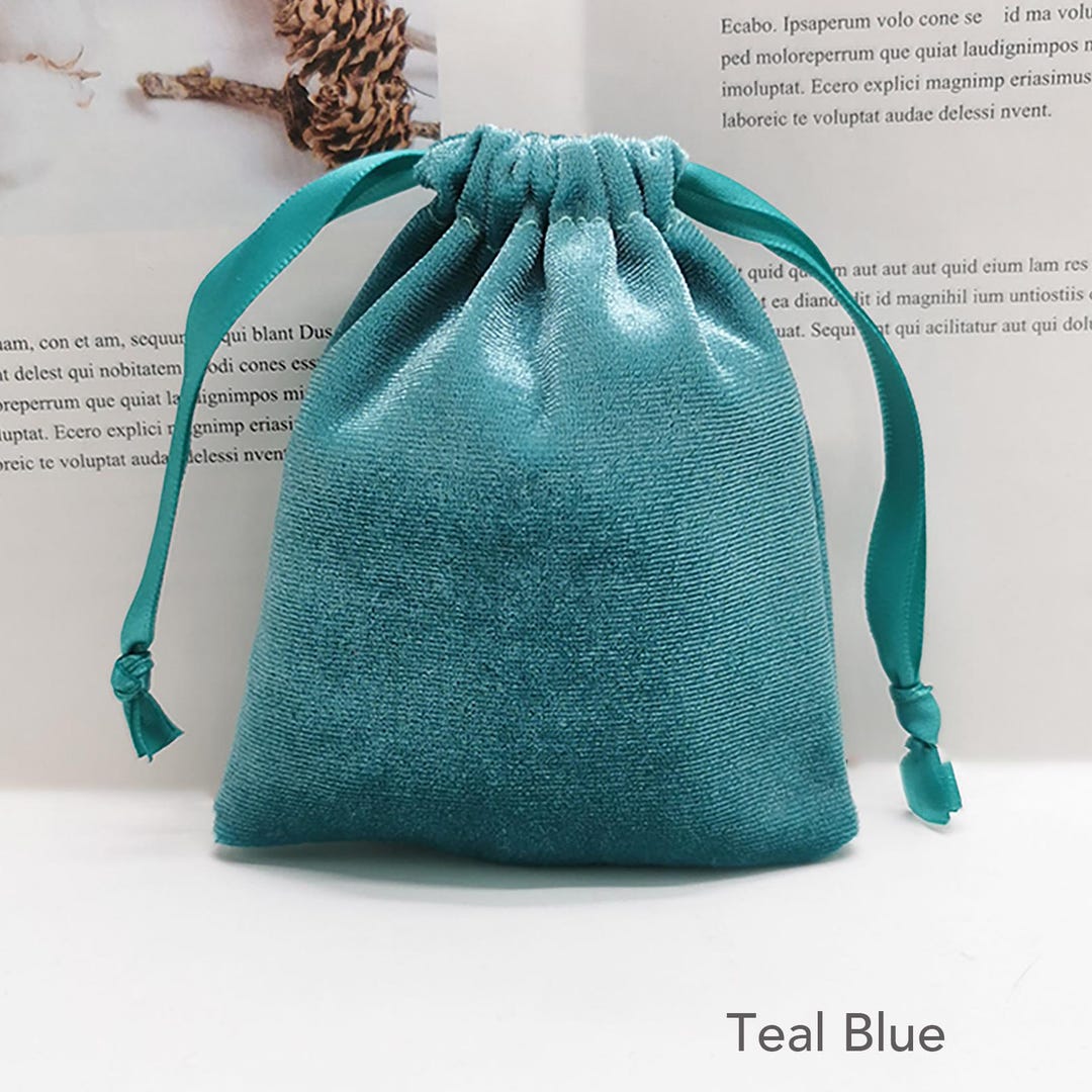 7 Colors Jewelry Pouches, Velvet Gift Bags, Custom Drawstring Bags ...