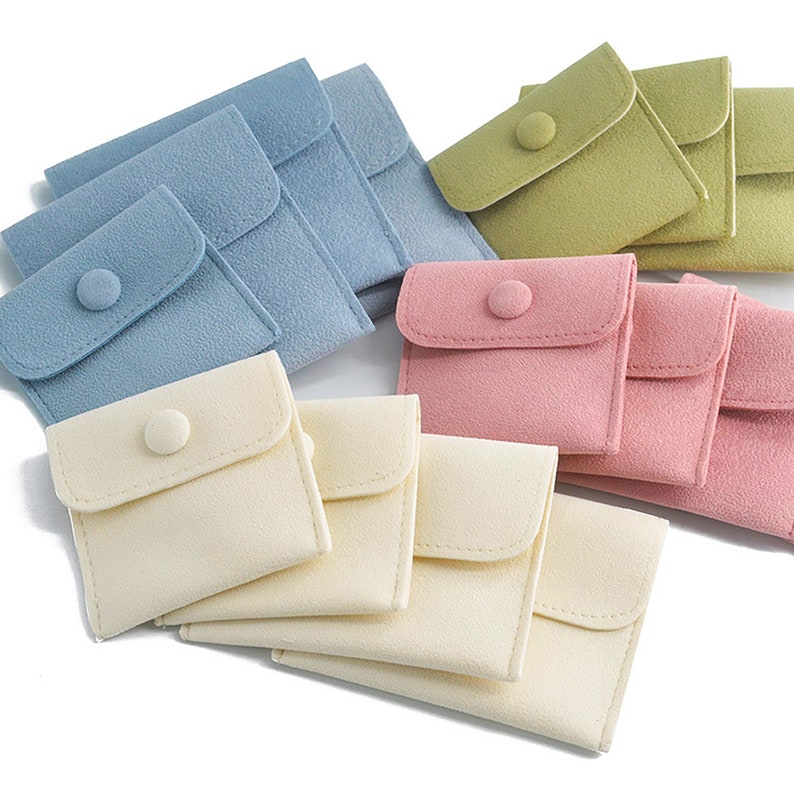 Velvet Jewelry Pouch, Snap Fastener Envelope Jewelry Pouch,jewelry ...