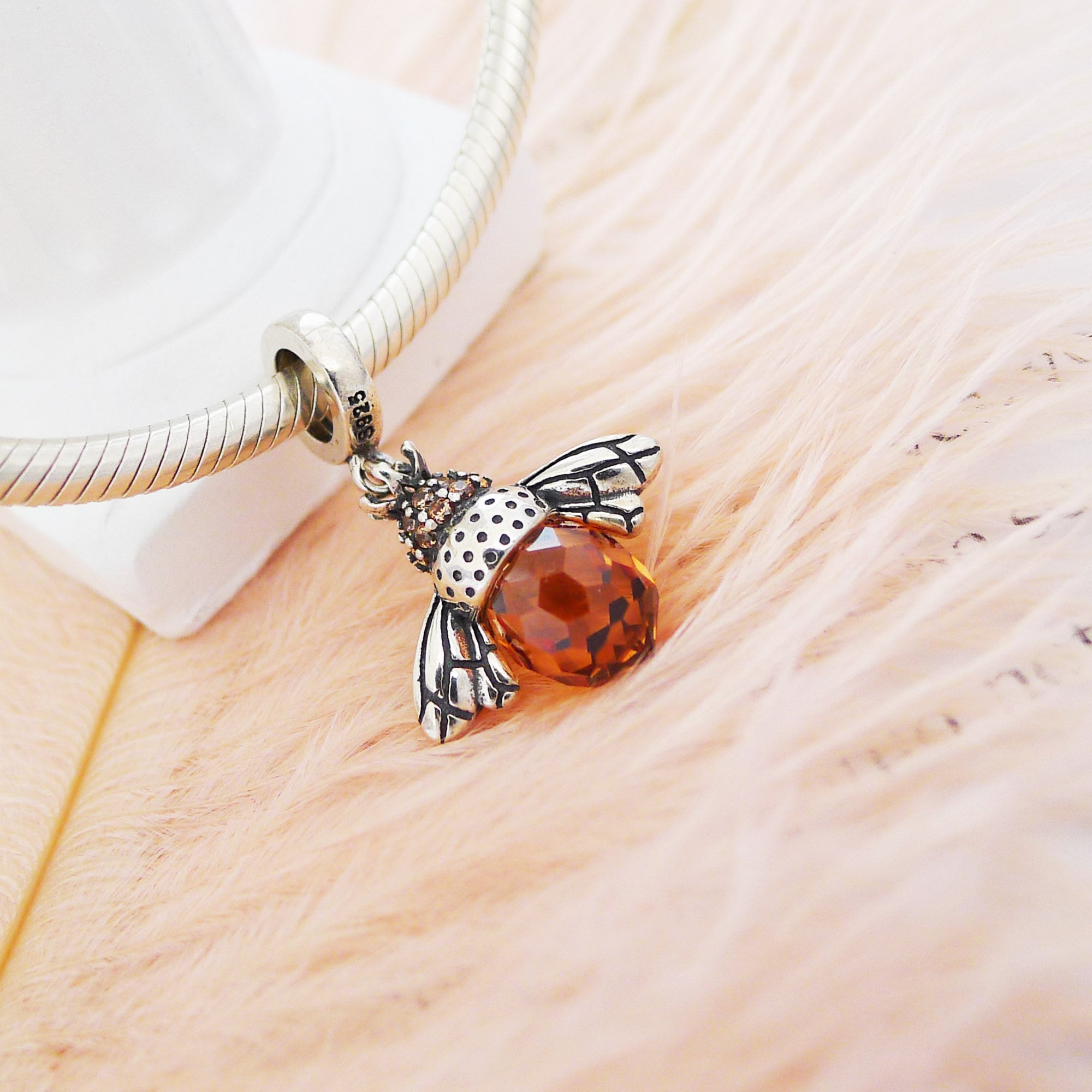 Bee Charm 100% Genuine 925 Sterling Silver Classic Bee | Etsy