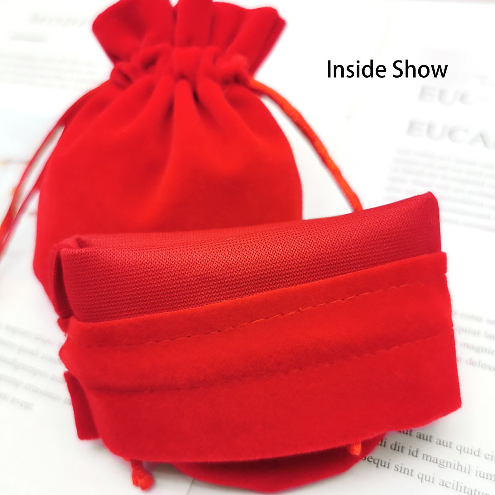 1-200 Small Drawstring Jewelry Pouch Round Bottom Jewelry - Etsy