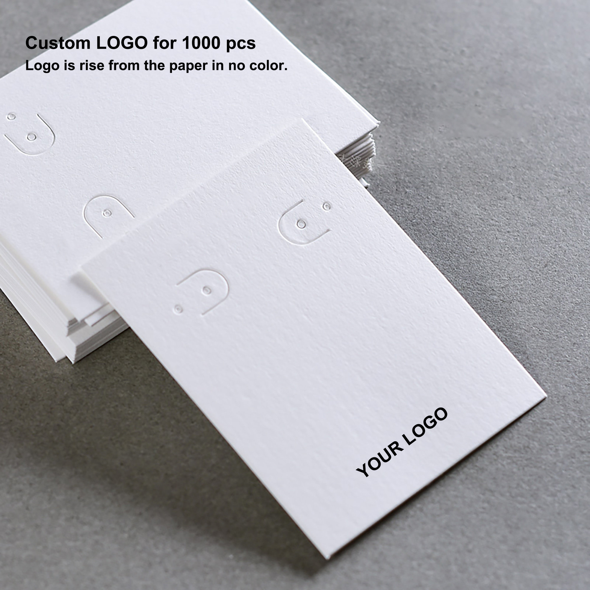 Embossing Earring Display Cards With Logo,1000 Pcs Custom Jewelry Cards ...