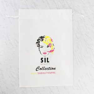 Hair Bags for Bundles Custom With Logo,hair Bags for Wig, Satin ...