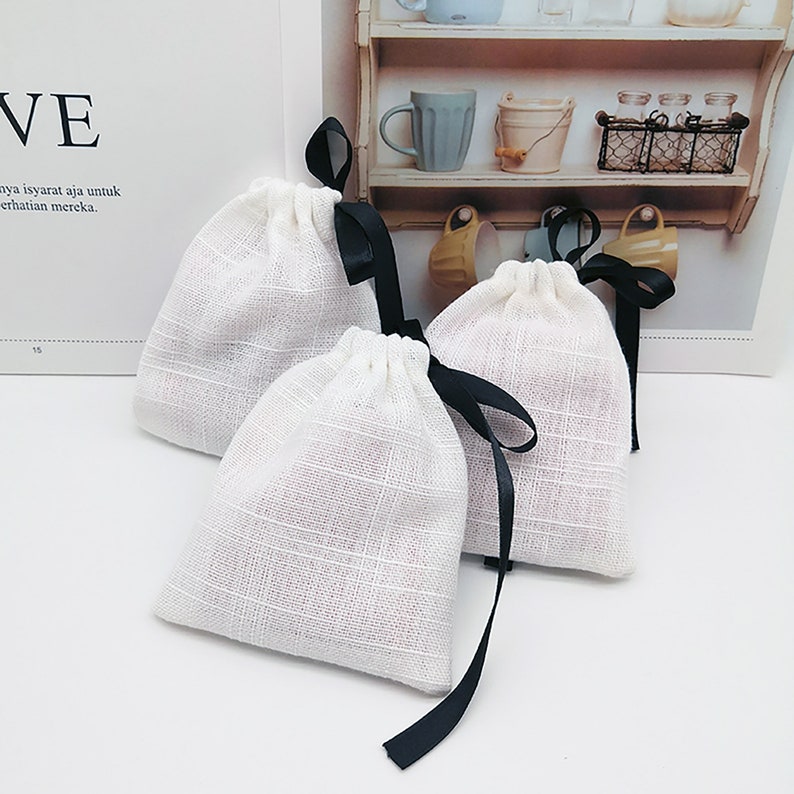 Ribbon Drawstring Bags, Cotton Bags Custom Logo, Gift Bags, Product ...