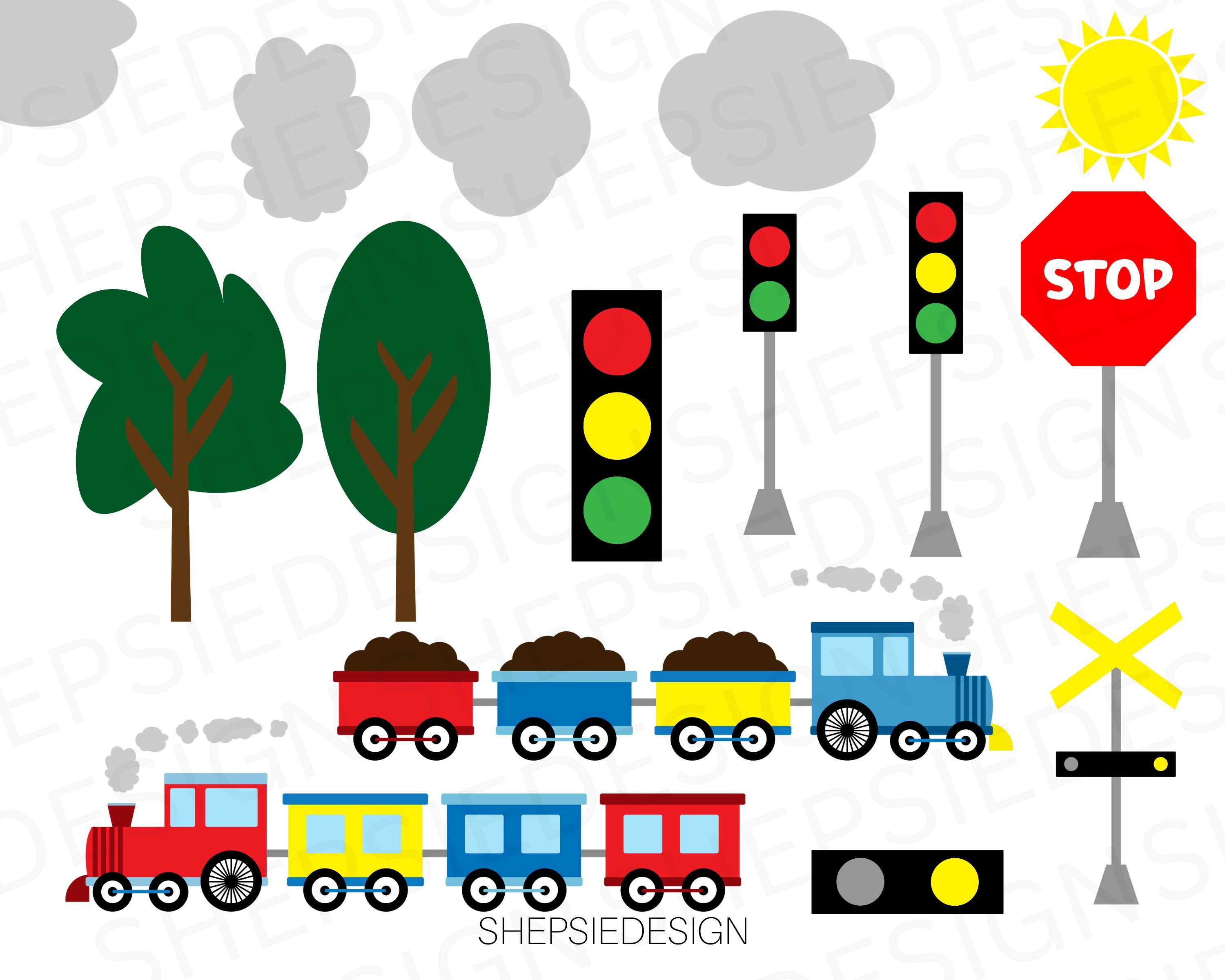 Train Clipart SVG, Transportation Clipart Png, Sublimation Design Print ...