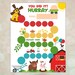 Printable Sticker Chart for Kids, Farm Reward Chart, Potty Training ...