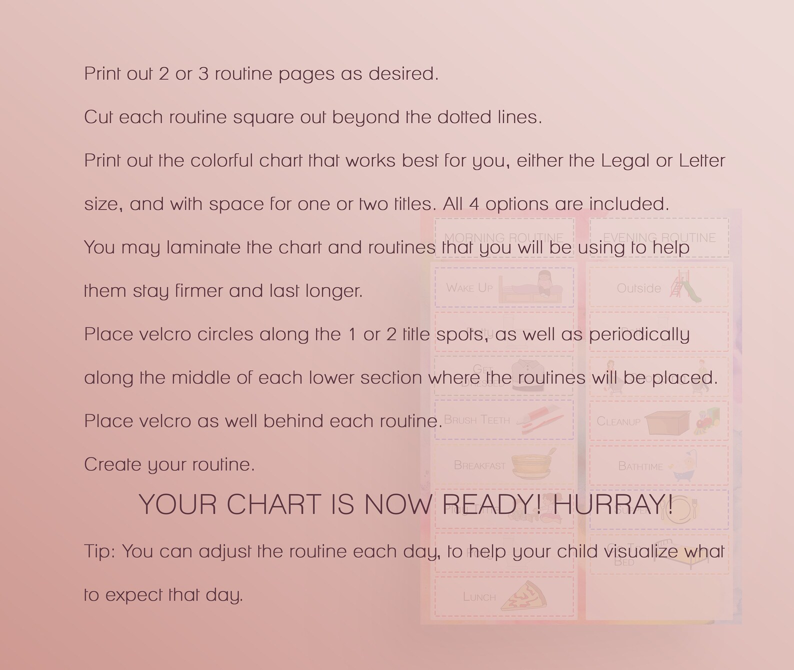 Visual Schedule For Kids Chore Chart Kids Reward System Etsy visual-schedule-for-kids-chore-chart-kids-reward-system-etsy
