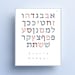 Aleph Bet Chart, Hebrew Alphabet Poster, Alef Bet Poster PRINTABLE ...