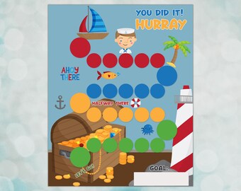 Treasure Map Reward Chart - Etsy