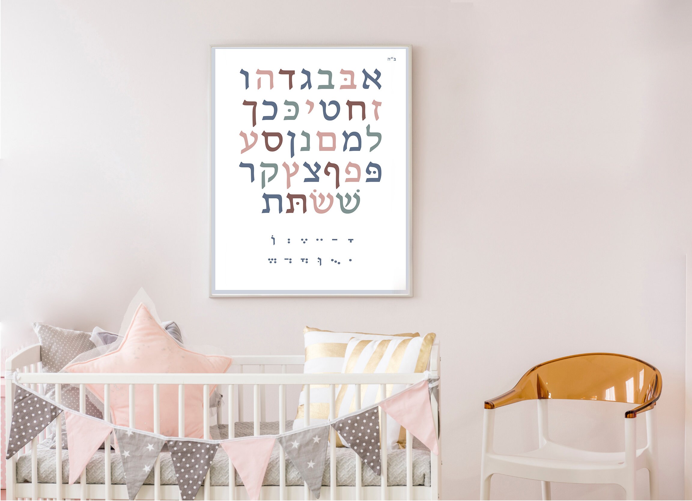 Aleph Bet Chart, Hebrew Alphabet Poster, Alef Bet Poster PRINTABLE ...