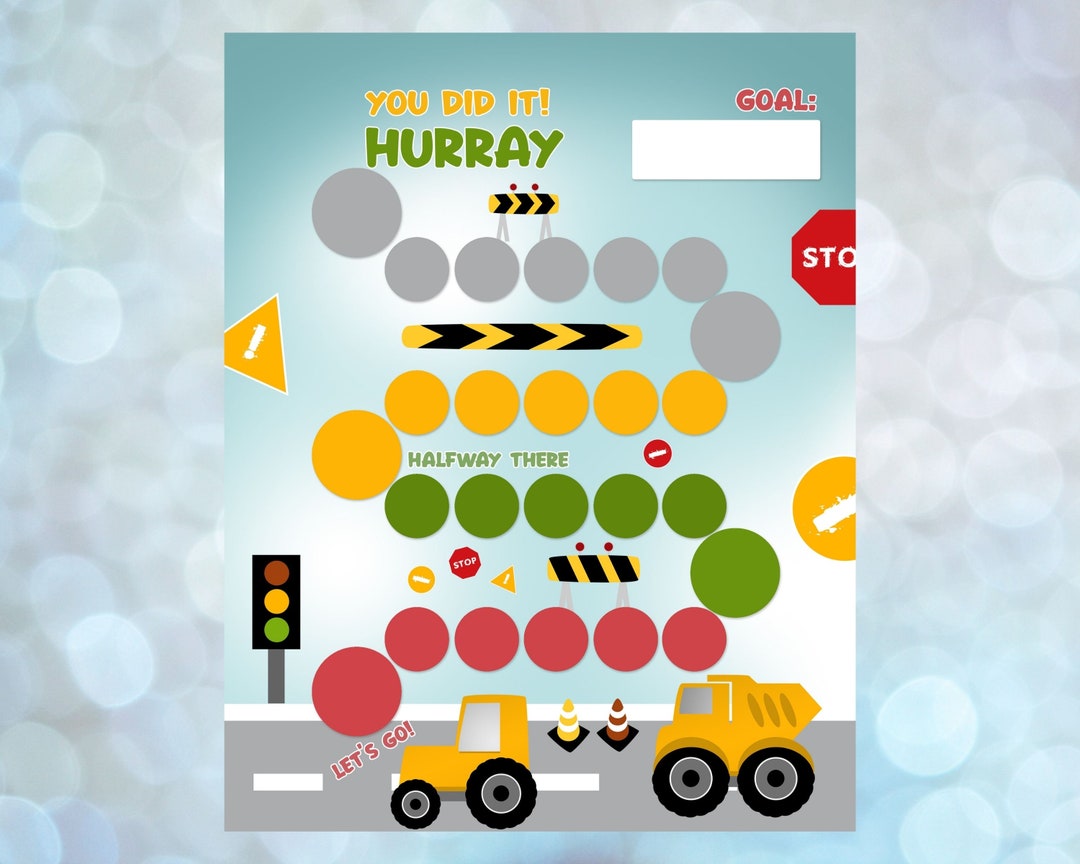 Chore Chart for Boys, Boys Reward Chart for Potty Training, Sticker ...