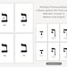 Alef Bet Flash Cards Printable, Hebrew Alphabet, Jewish Cards, Aleph ...