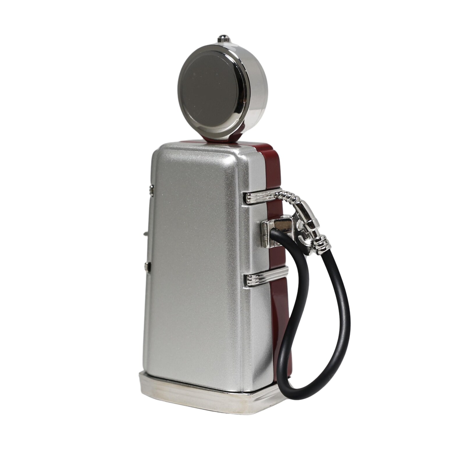 Antique Station Gas Pump Mini Desktop Clock - Custom Engraved Office ...