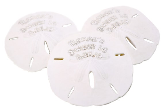 Personalized Beach Sand Dollar Favor Custom Engraved Beach | Etsy